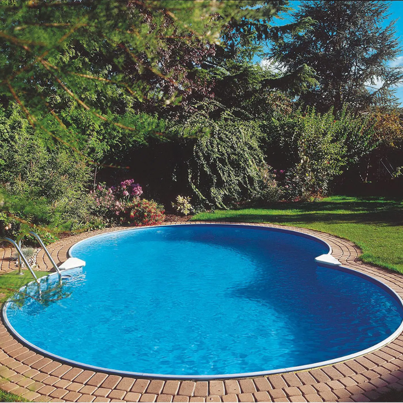 Piscina Fuori Terra Acciaio NEPOEASY a forma di otto| Kit Completo