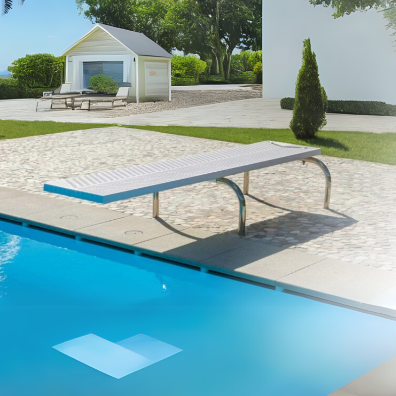 Trampolino Piscina modello Rana completo di ancoraggi | NEPO Piscine