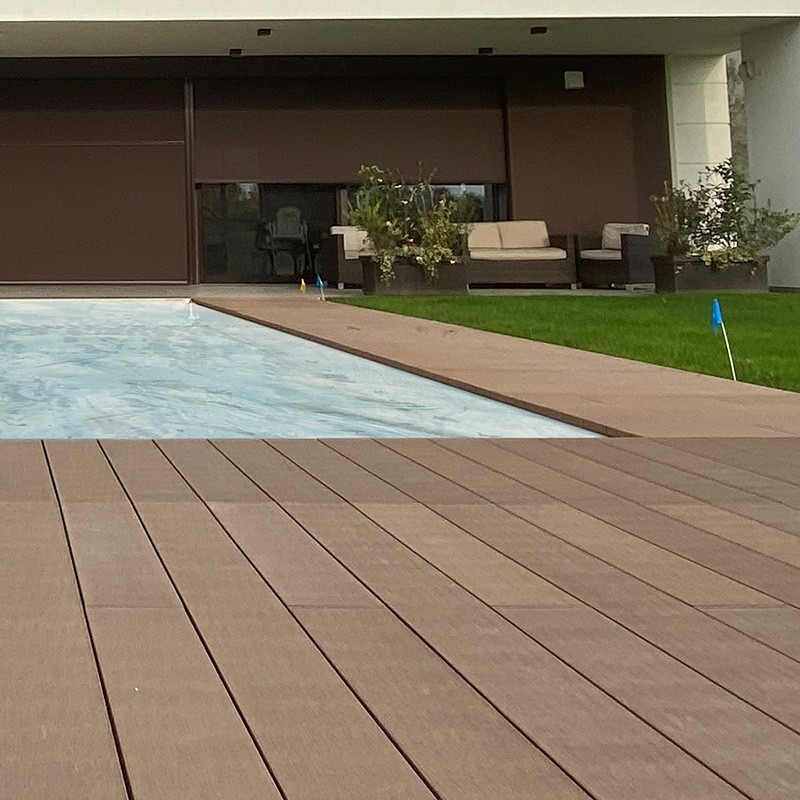 Listoni WPC Decking Cover | NEPO Piscine